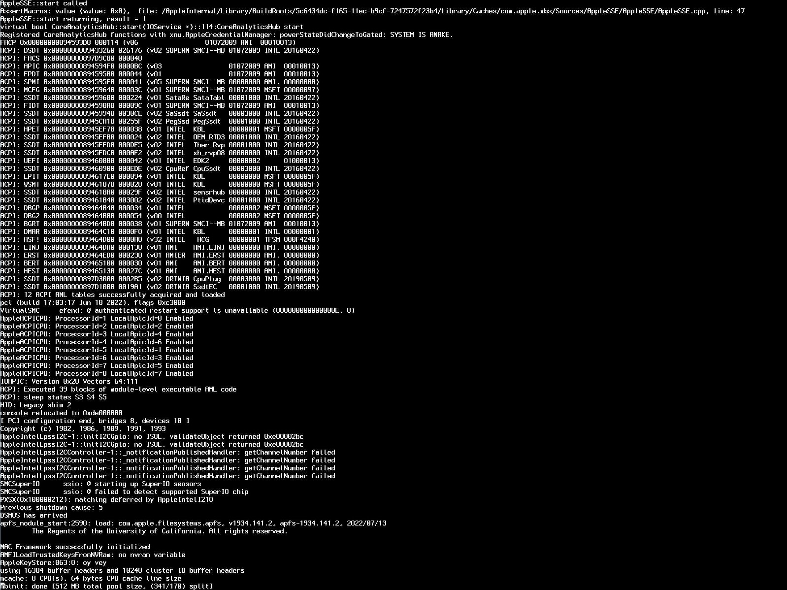 Core i7-7700K Kurulum Ekranında Memory Panic Hatası - osxinfo.net ...