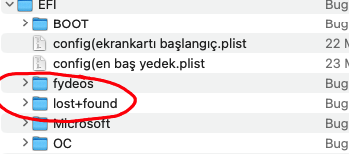 OpenCore 0.7.9 bulunan sisteme fydeos boot dosyası ekleme - osxinfo.net ...