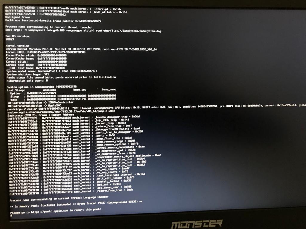 Big Sur Kernel Panic - osxinfo.net: Hackintosh Türkiye Destek Platformu