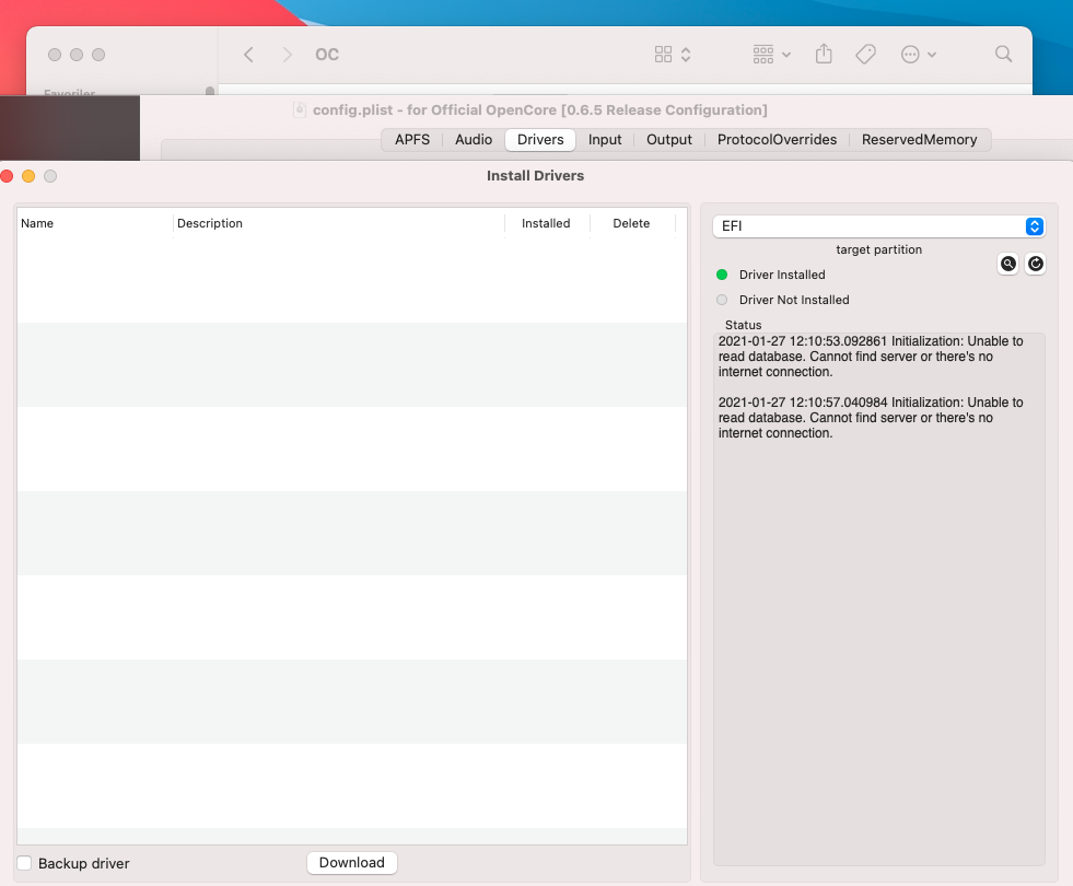 OpenCore Configurator Bootcamp Kurulumu İçin ExFatDxe.efi Dosyasını ...