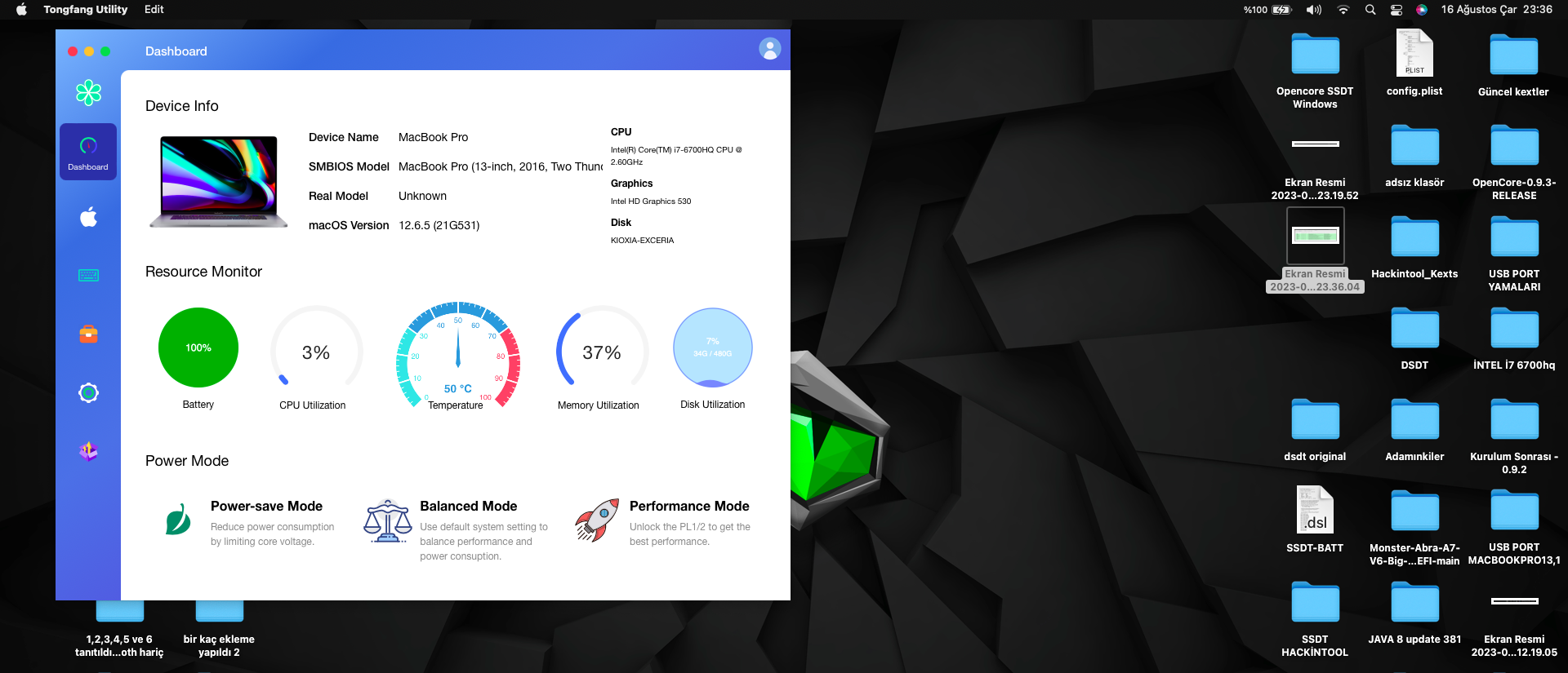 [Başarılı Kurulum] Monterey / Monster Abra A5 V6.1 - OpenCore - osxinfo ...