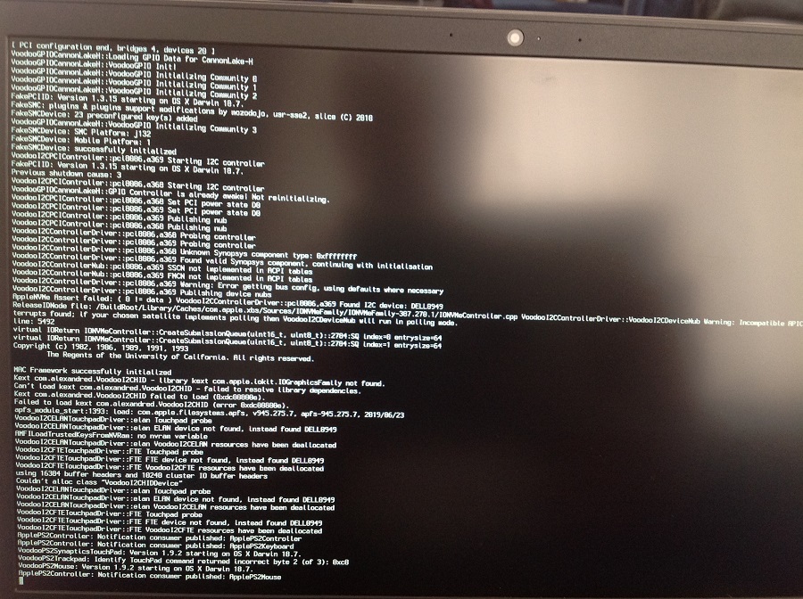 ÇÖZÜLDÜ - Dell G315 Mojave Kurulum Sorunu - osxinfo.net: Hackintosh ...