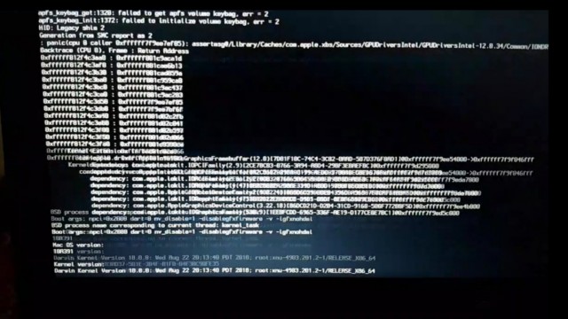 ÇÖZÜLDÜ - macOS Mojave kurulum sonrası Kernel Panic - osxinfo.net ...